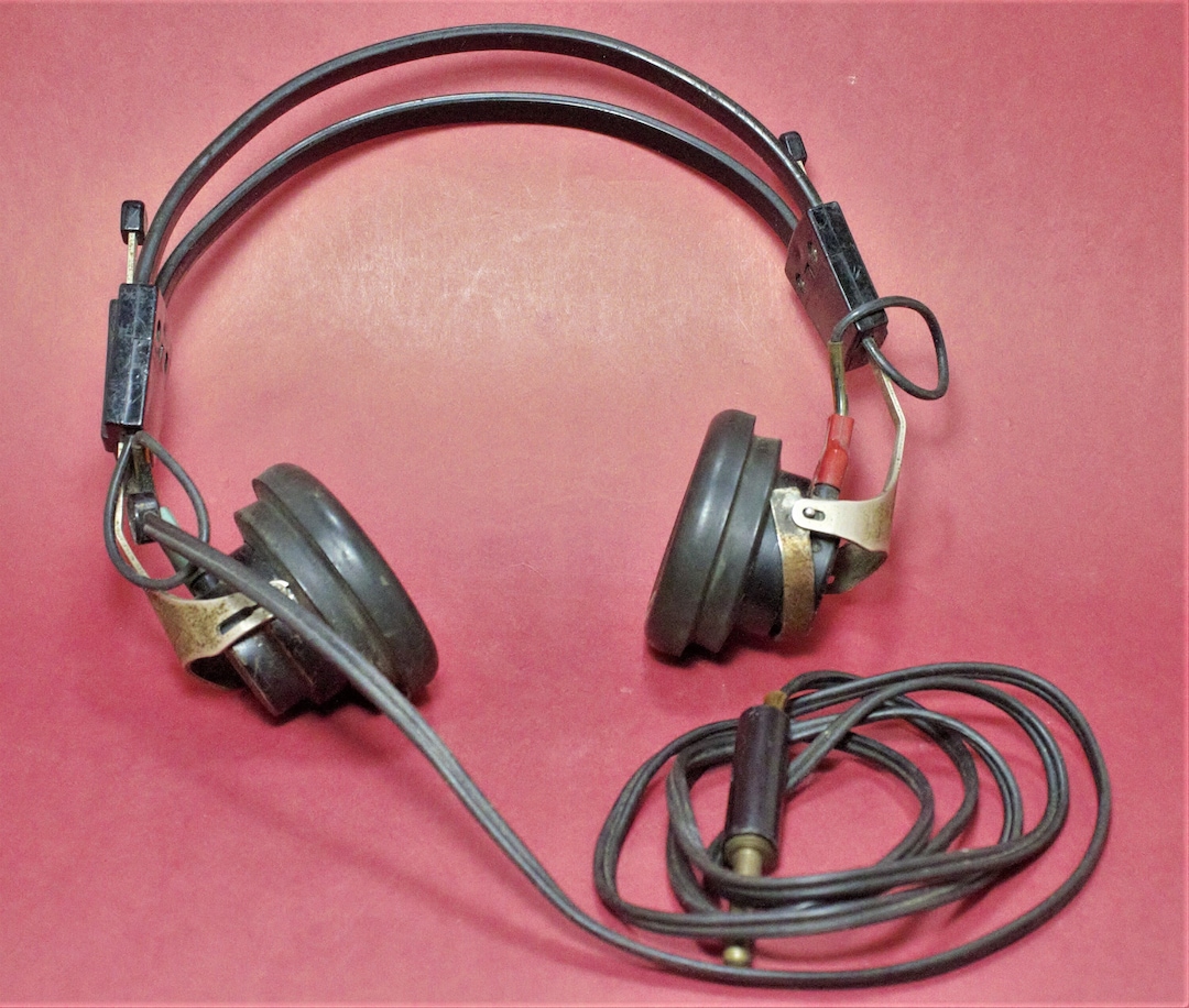 Vintage WW II Pilots Headset Fighter Bomber 1940s US Airfoce - Etsy