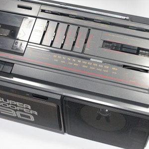 Vintage 1980s Boombox Stereo Digital Sound Lab 3D Woofer 5 Speaker ...