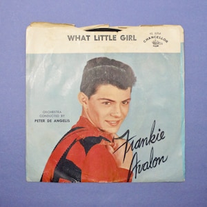 Vintage 50s Vinyl Frankie Avalon 45 Jukebox Single 7" Original ...