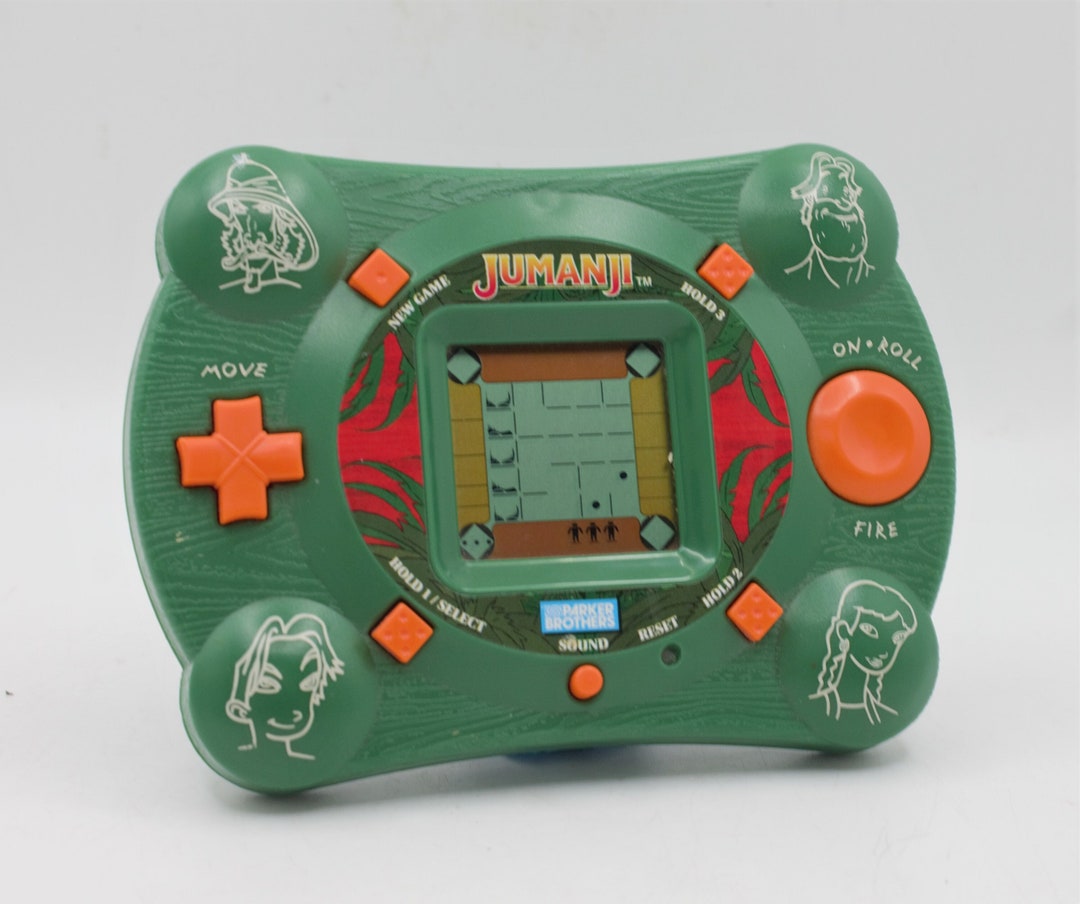 Vintage 1990s Jumanji Handheld Game LCD Screen Digital Sound Parker ...