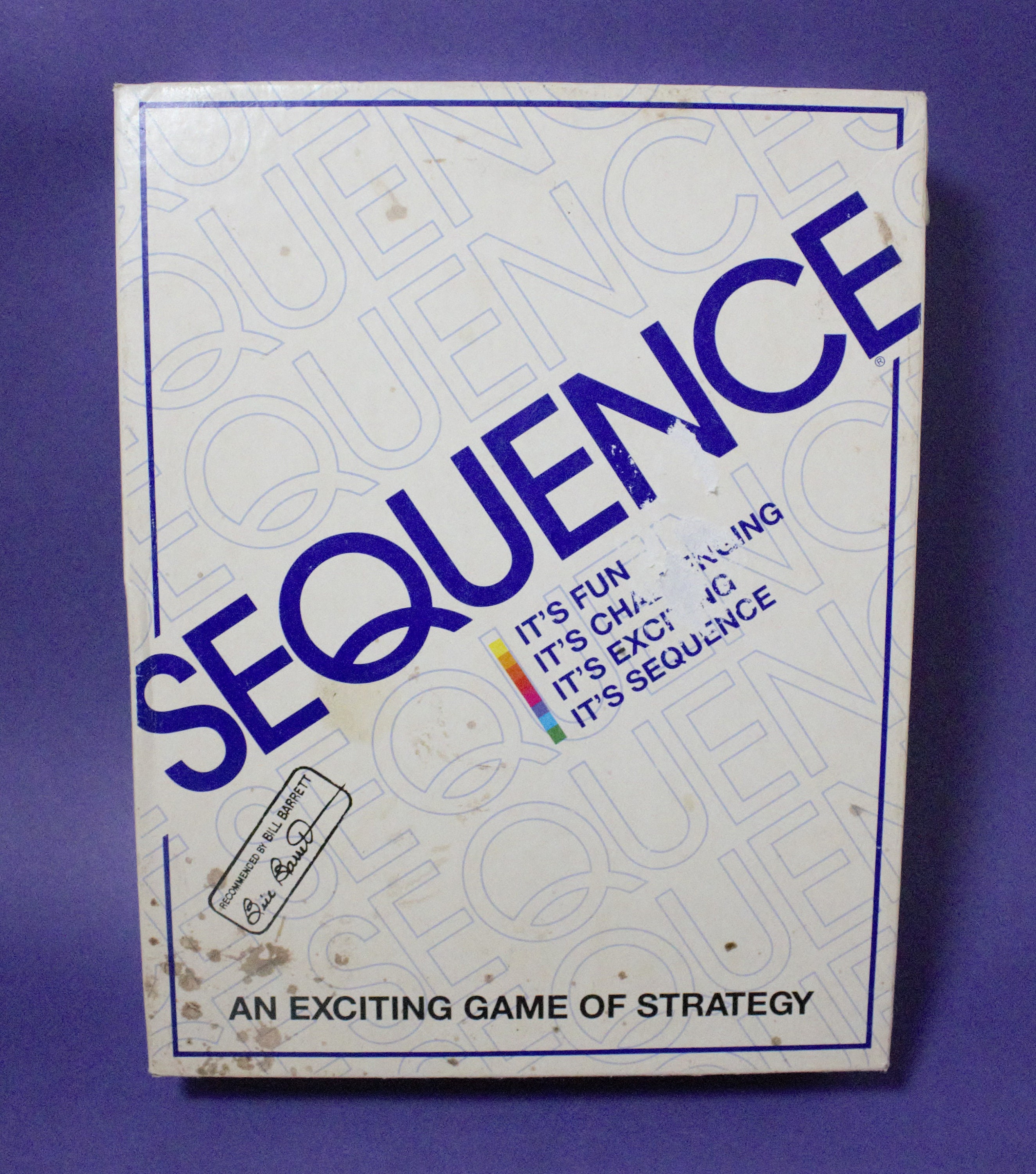 Vintage Board Game Sequence Card Strategy Game Classic - Etsy