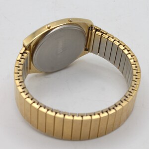 Vintage 1980s Digital Watch Polished Gold Tone With Chronograph Stop ...