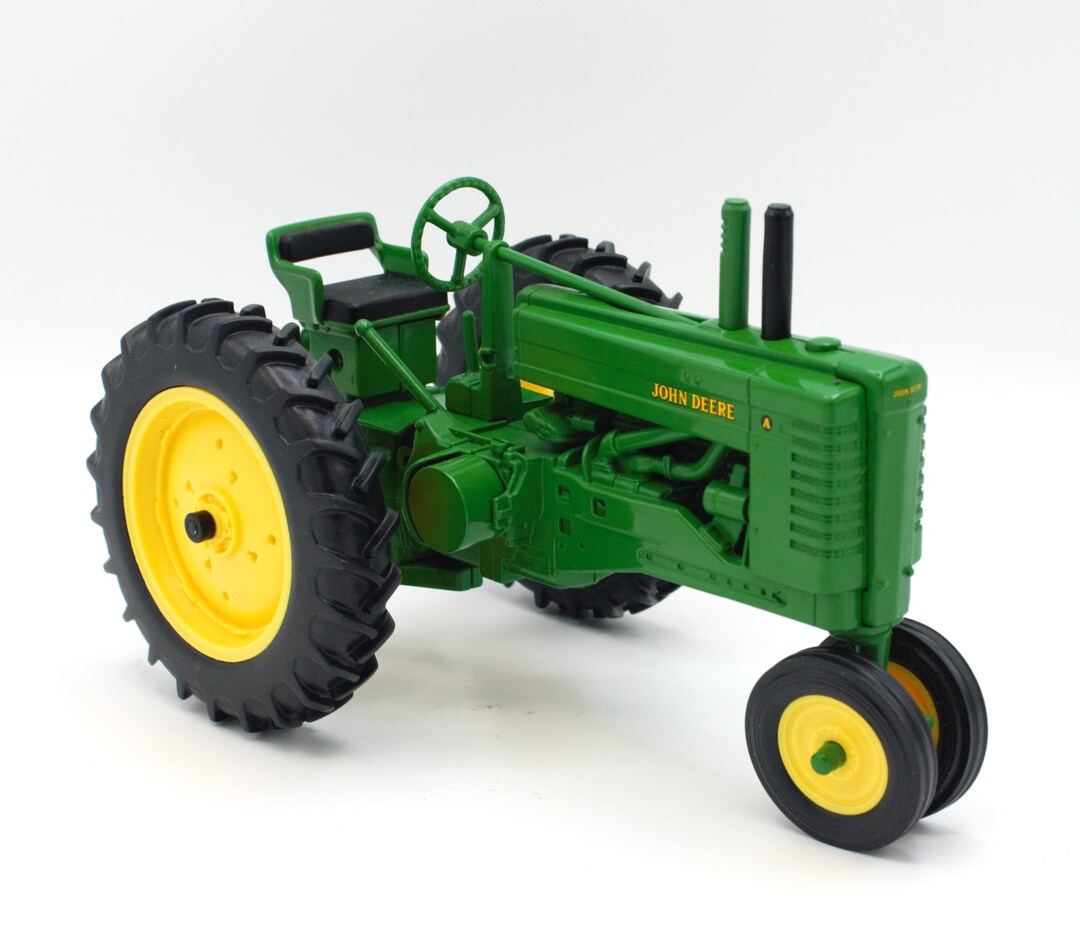 Vintage Die Cast John Deere Tractor Miniature Replica Detailed With ...