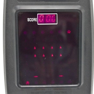 Vintage Space Invaders Handheld Arcade Video Game Red LED Digital Light ...