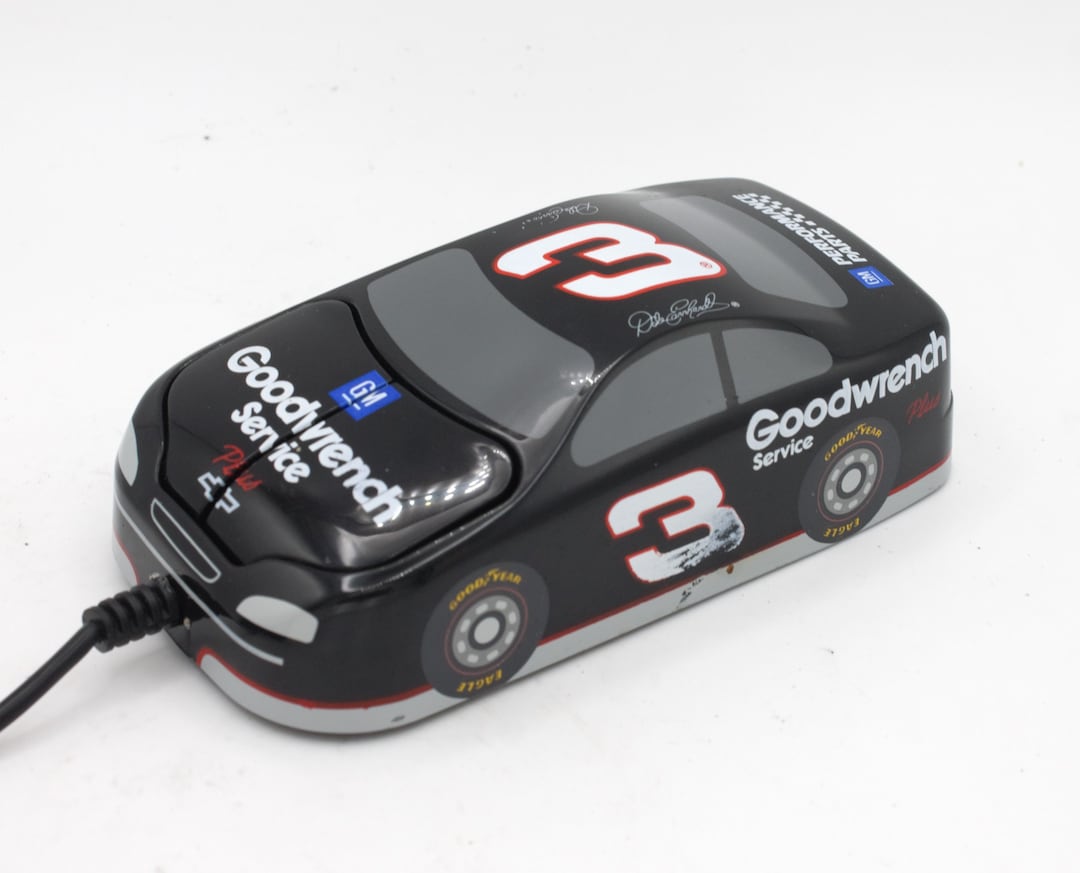 Vintage PC Mouse Dale Earnhardt #3 NASCAR Auto Racing Chevrolet Monte ...