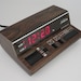 Vintage 1980s Digital Alarm Clock Woodgrain Red LED Lighted Time ...