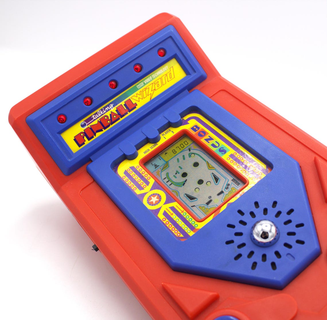 Vintage 1980s Pinball Wizard Electronic Talking Pinball Handheld Game ...