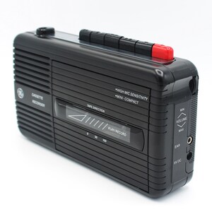 Vintage 1980s GE Audio Cassette Tape Recorder Player Built in ...