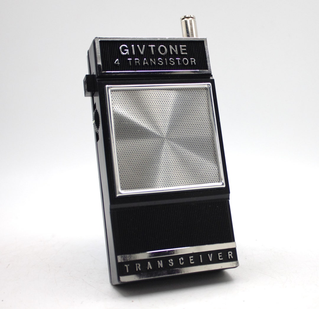 Vintage Transistor Transceiver Radio Mini Speaker Microphone CB ...