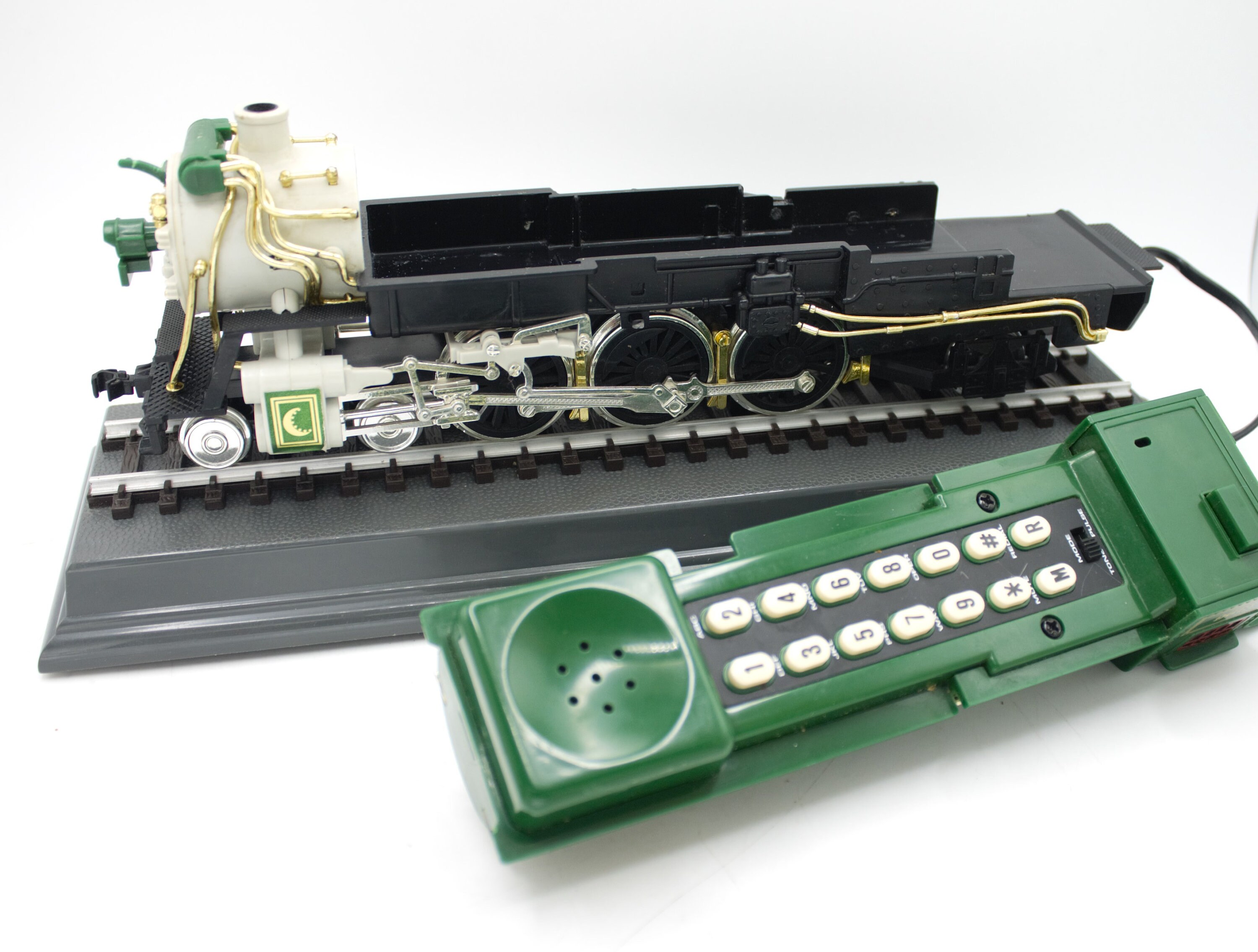 Vintage Telephone Steam Locomotive 1925 Crescent Push-button Dial Train ...