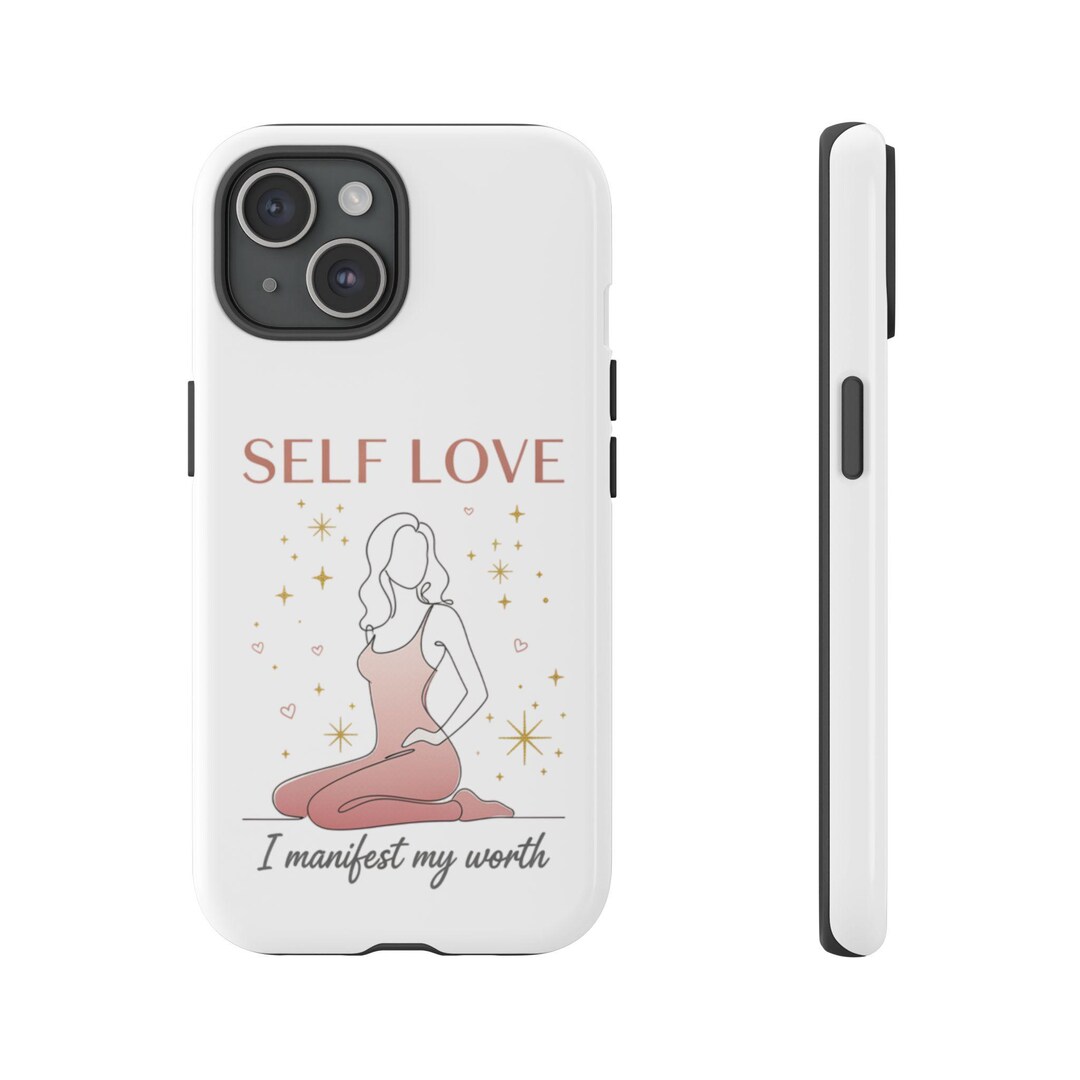 Self Love Phone Case | I Manifest My Worth iPhone Case - Etsy