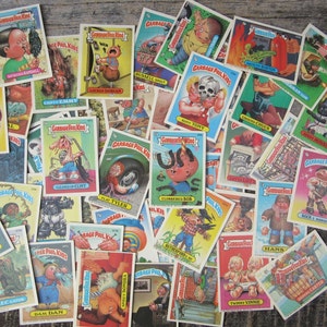 Garbage Pail Kids Cards Random Lot of 20 or 40 Vintage GPK Sticker ...