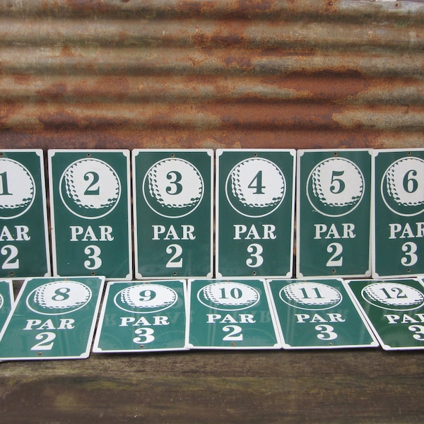 Golf Hole Signs - Etsy