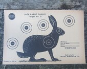 Vintage Target J.C. Higgins Jack Rabbit Target Paper Target | Etsy