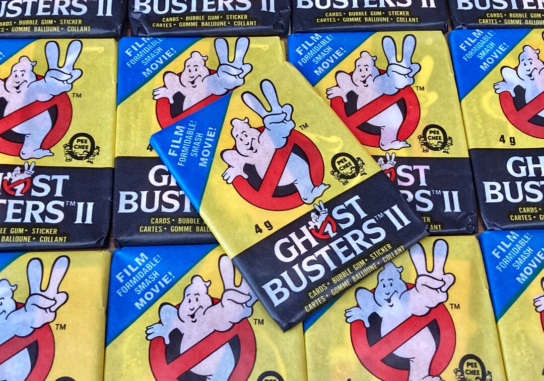 Vintage Ghostbusters 2 Trading Cards Pack of Trading Cards O Pee Chee ...