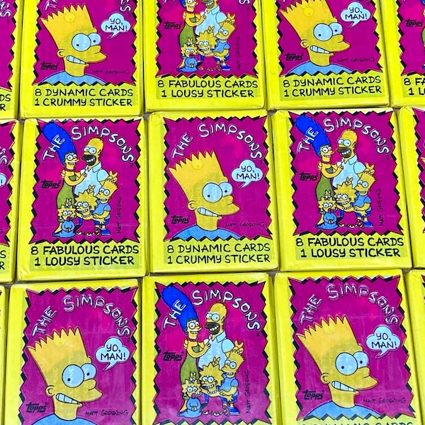 The Simpsons Card Pack - Etsy