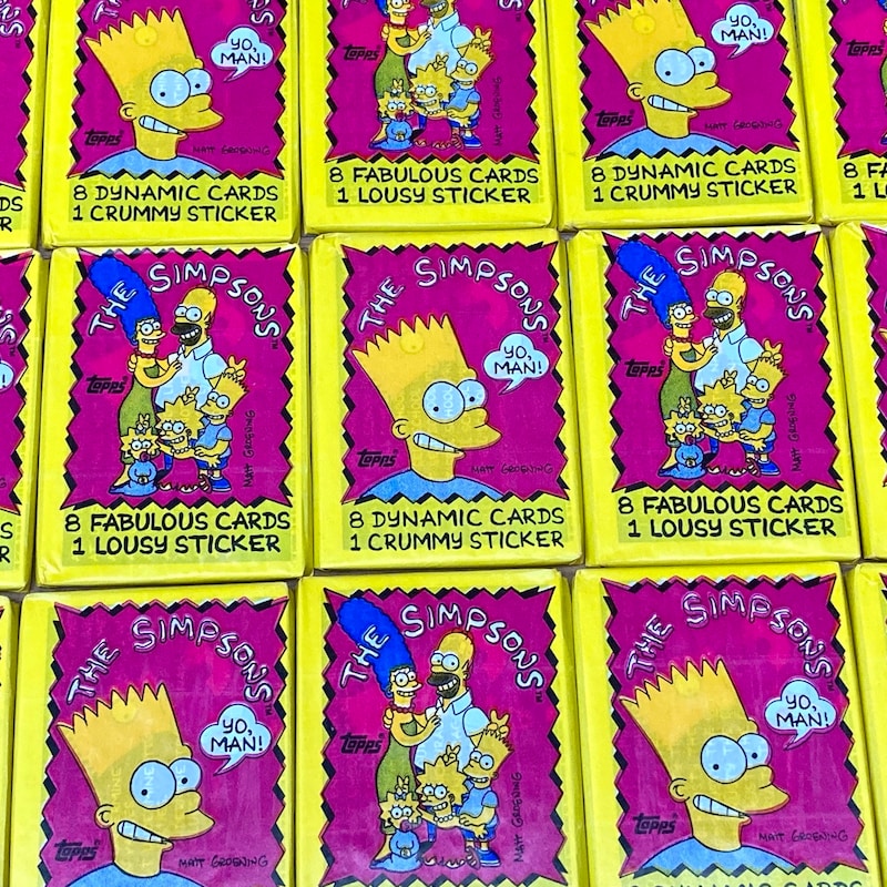 1990 Simpsons Stickers - Etsy
