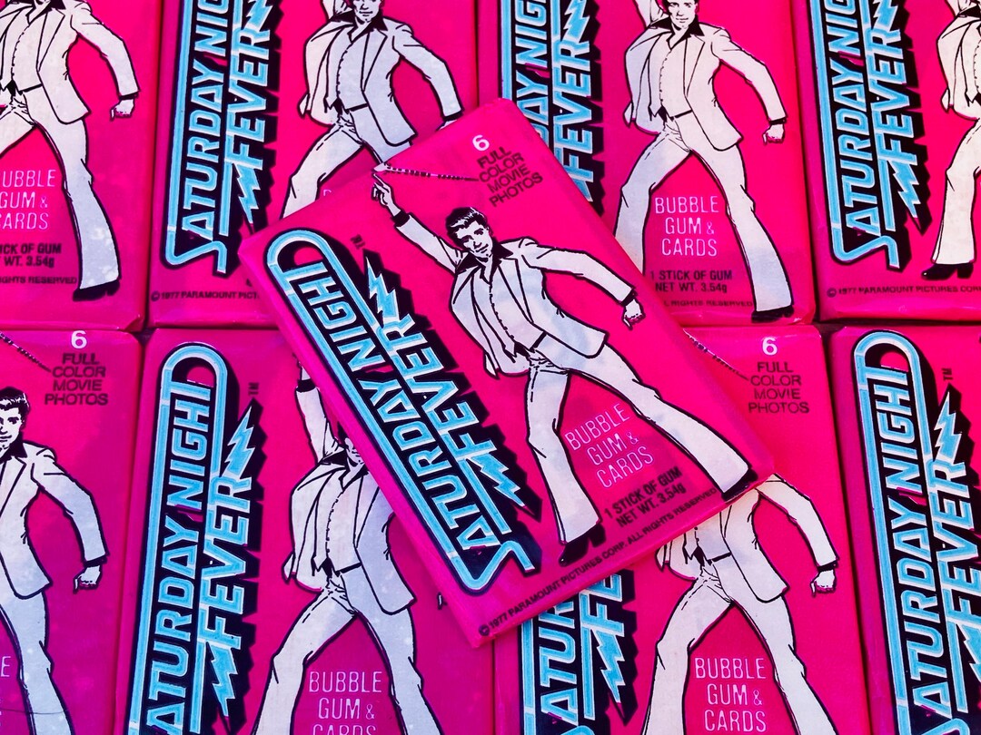 Vintage Saturday Night Fever Movie Cards Unopened Pack of Trading Cards ...