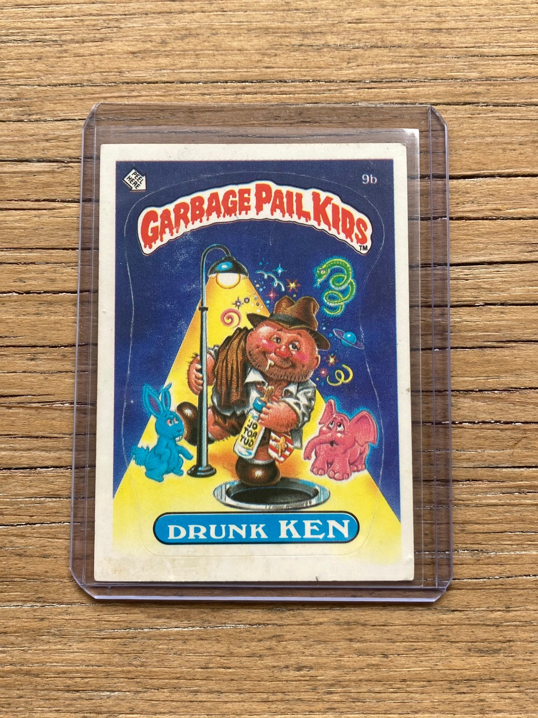 Vintage Garbage Pail Kids Card Drunk Ken 9b Original Series 1 Card ...