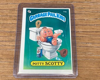 Rare Garbage Pail Kids Nasty Nick 1A Original Series 1 Card Vintage GPK ...
