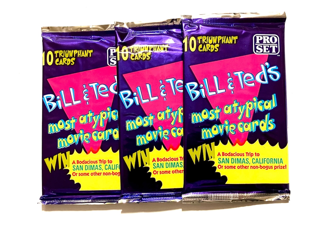 Bill & Ted’s Movie Trading Cards 1991 Officially Licensed Unopened ...