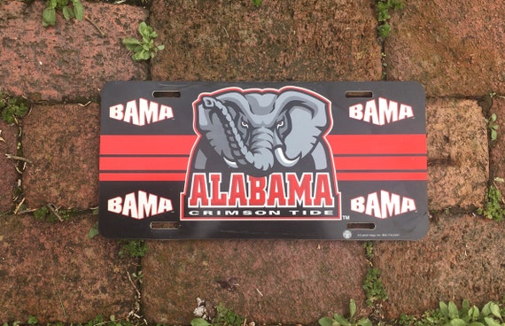 Authentic Vintage Alabama University License Plate Bama | Etsy