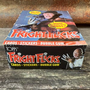 Choice Vintage Horror Movie Cards Topps 1988 Fright Flicks Pack Cards ...