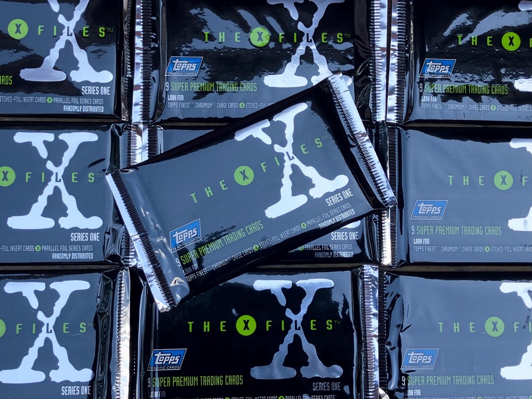 The X Files Trading Cards Topps Unopened Packs of Cards Season 1 ...