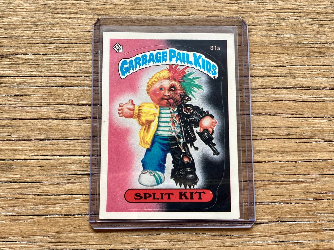 Garbage Pail Kids Card Split Kit 81a Original Series 2 Card Vintage GPK ...
