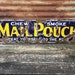 Antique Mail Pouch Porcelain Sign Large 42 Inch Tobacco Sign Original ...
