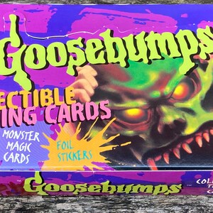 Vintage Goosebumps Pack of Cards Horror Goose Bumps Series One - Etsy