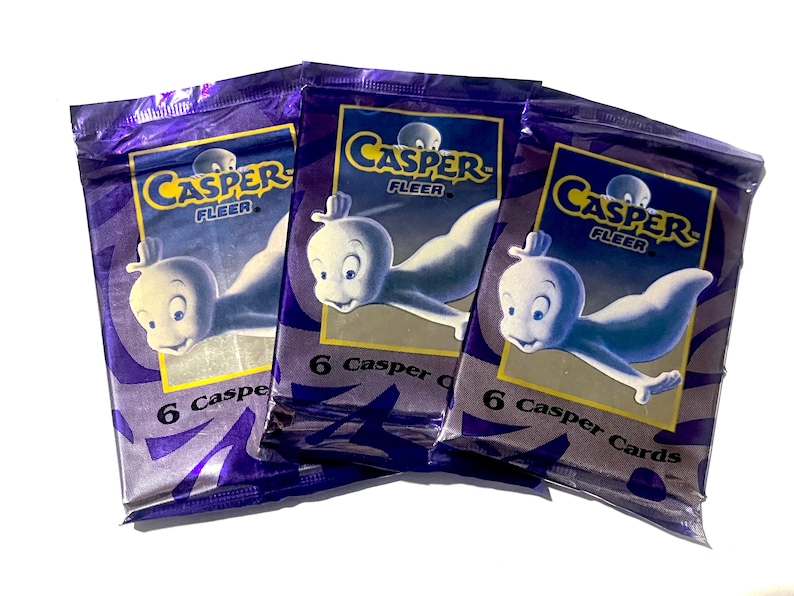 Vintage Casper Thefriendly Ghost Trading Cards Pack Fleer Unopened ...
