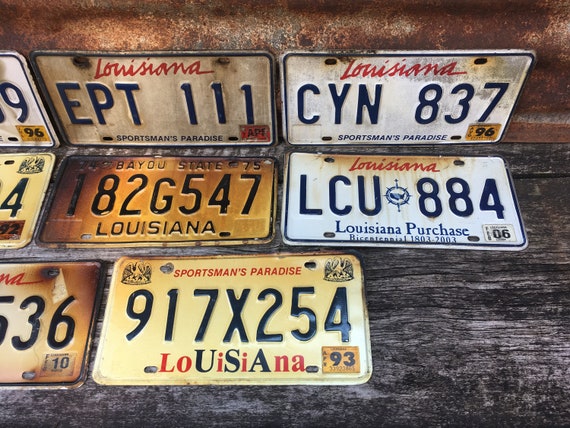 Louisiana License Plates