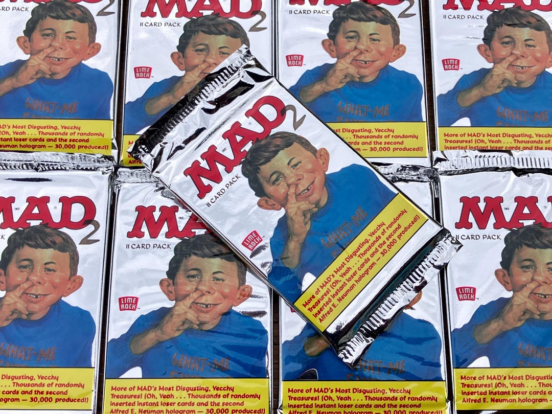 Vintage Mad Magazine Trading Cards Collectors Cards 11 Cards per Pack ...