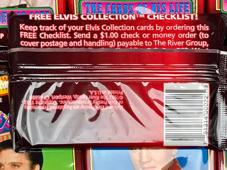 Elvis Presley Cards Series 2 Price per Pack 1 the King Elvis - Etsy