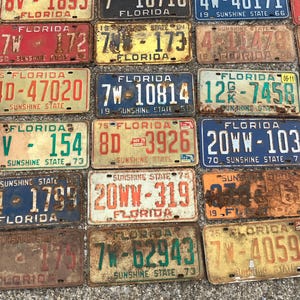 Choice Florida License Plate 1940s 1950s 1960s 1970s 1980s Vintage ...