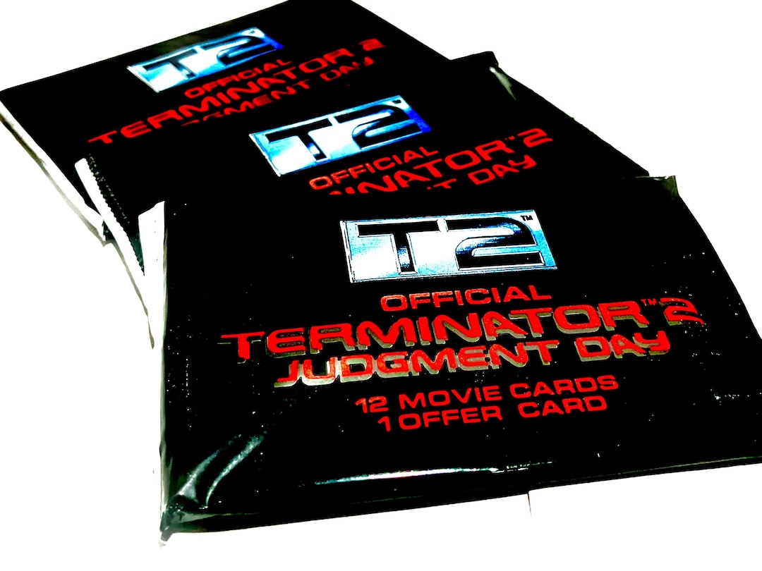 Terminator 2 Trading Cards Judgement Day T2 Vintage Cards 1991 Unopened ...