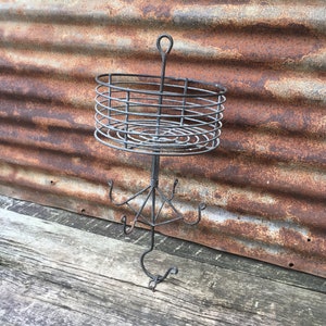 Large Antique Metal Miners Basket 1930s Era Vintage Wire - Etsy