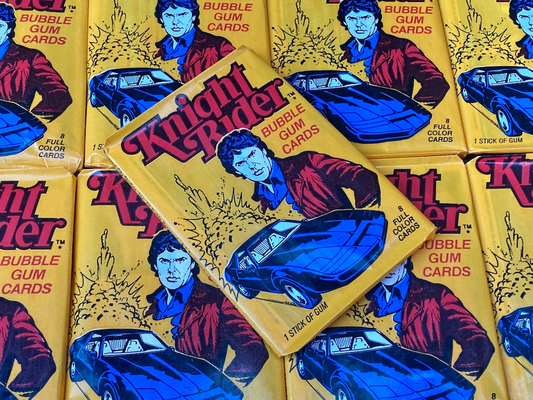 Vintage Knight Rider Trading Cards Pack of Trading Cards Knightrider ...