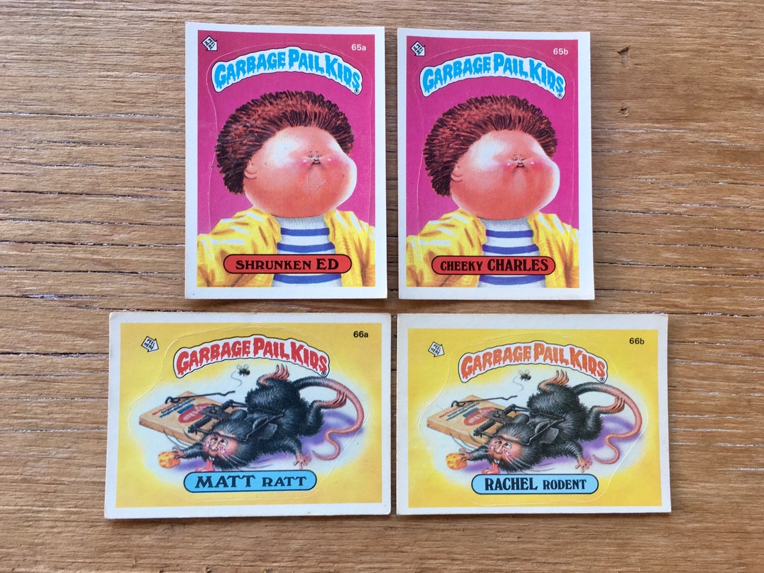 Choice of Garbage Pail Kids Shrunken Ed, Cheeky Charles, Matt Ratt ...