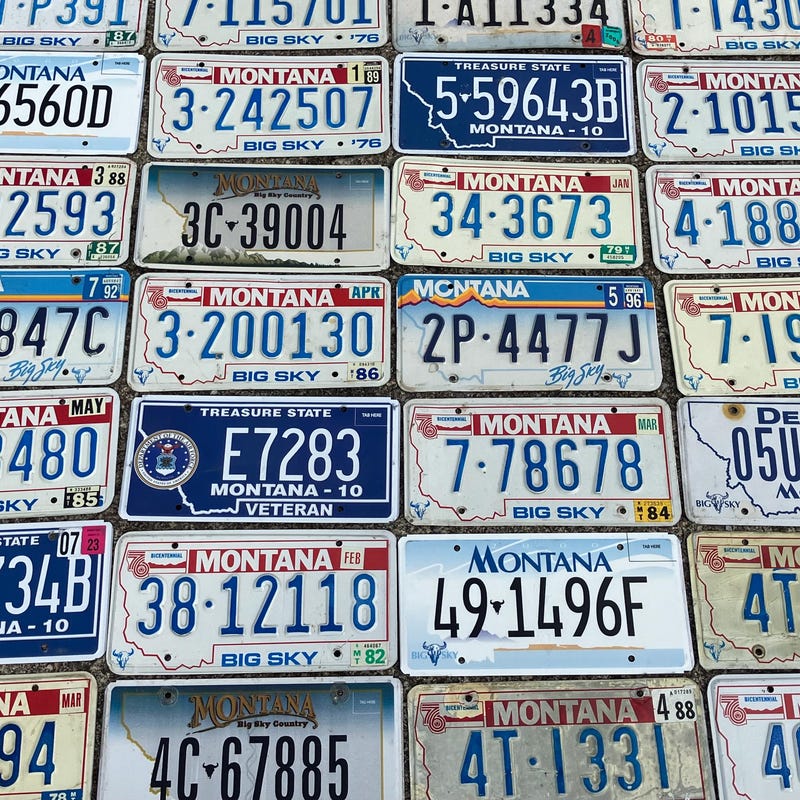 Vintage License Plates - Etsy