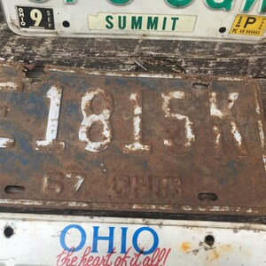 Choice of Ohio License Plate 1989, 1965, 1960, 1968, 1967, 1971, 1961 ...