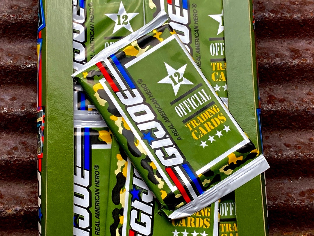 GI Joe Cards Vintage Pack of Cards 1991 Hasbro Unopened Pack of Cards G ...