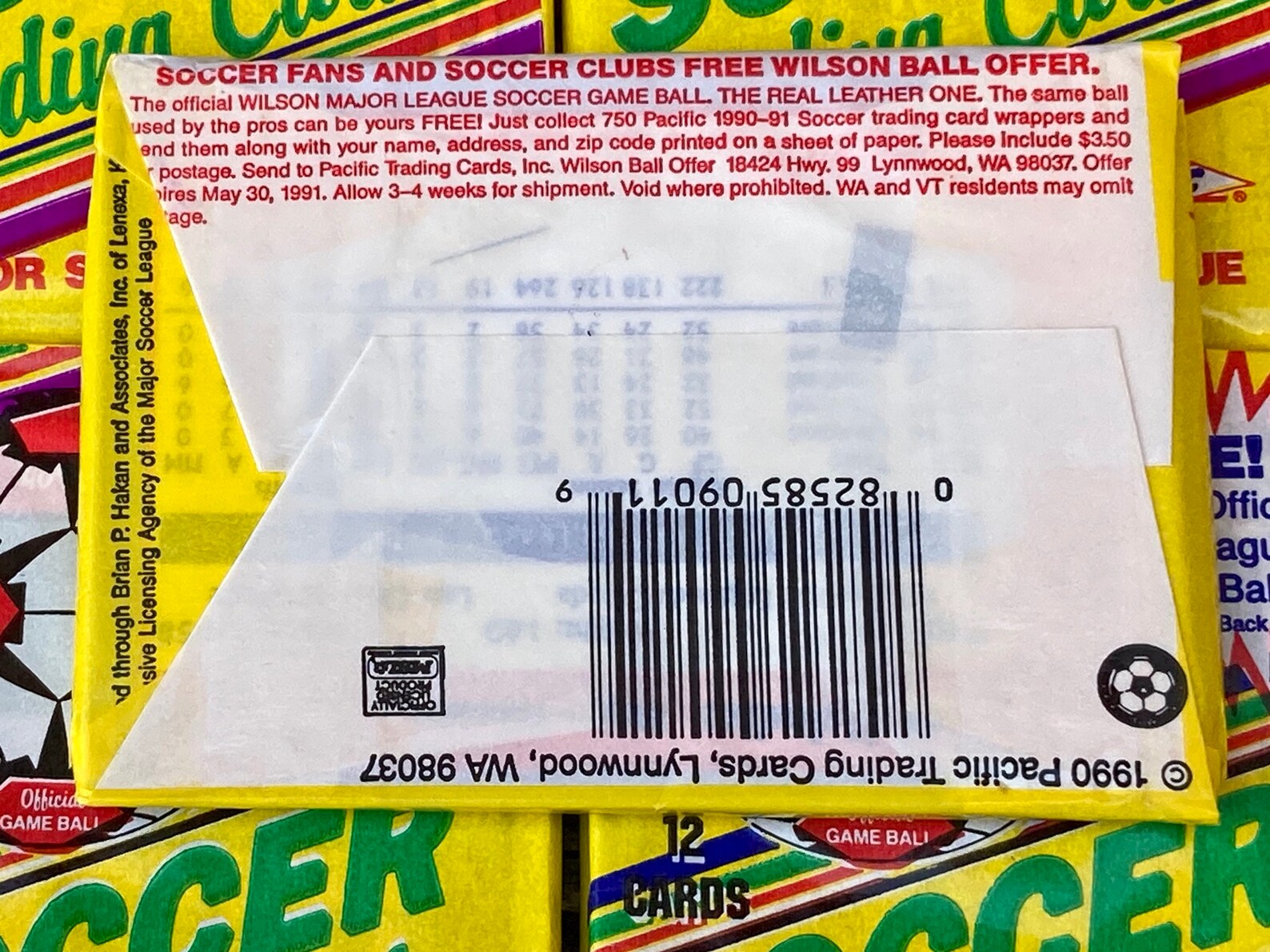 Vintage Major Soccer Leage Pack of Cards 1990-1991 Season MSL - Etsy