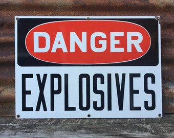 Porcelain Coal Sign - Etsy