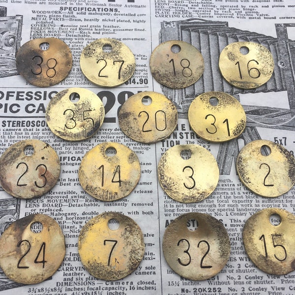 Antique Mining Tags - Etsy