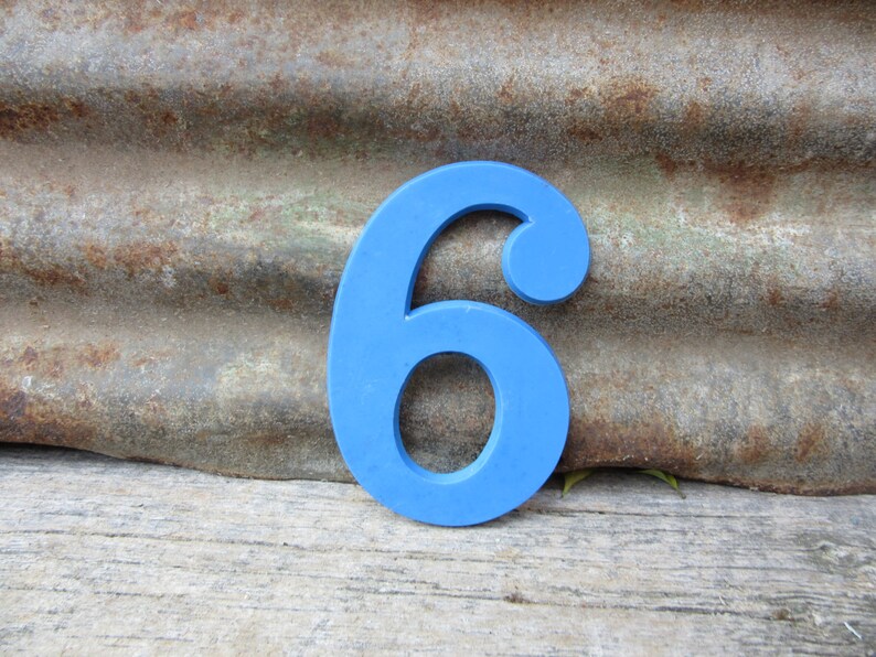 Number Sign Marquee Vintage Sign 6 Inch Number 6 or 9 Nine 9 - Etsy