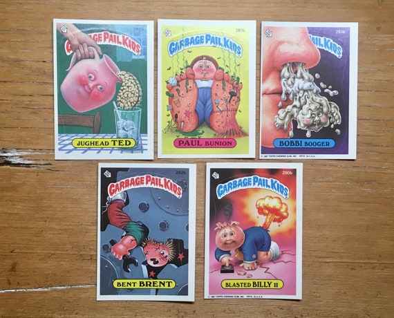 Garbage Pail Kids Card Choice Jughead Ted Paul Bunion Bobbi | Etsy