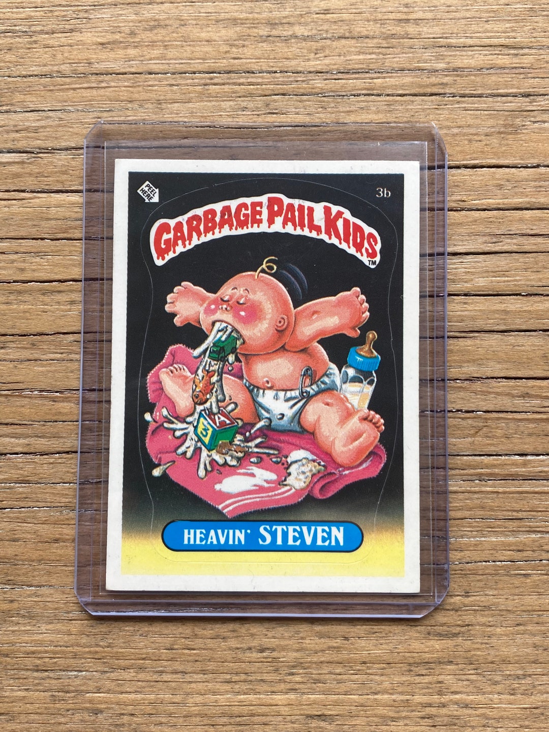Vintage Garbage Pail Kids Card Heavin Steven 3b Original Series 1 Card ...