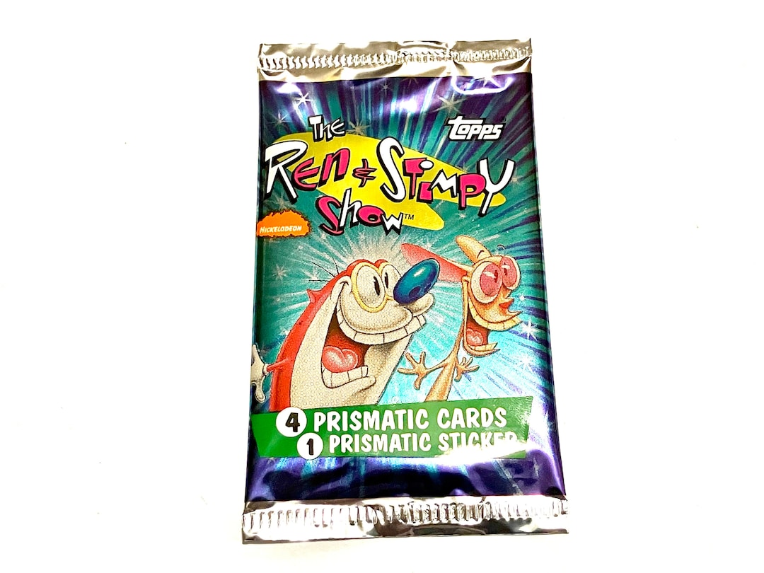 Vintage Ren & Stimpy Pack of Cards Cartoon TV Show Cards Topps 1993 ...
